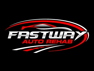 Fastway Auto Rehab Logo Design - 48hourslogo