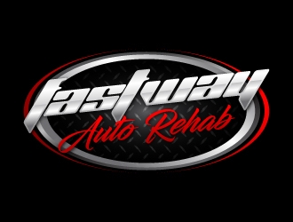 Fastway Auto Rehab Logo Design - 48hourslogo