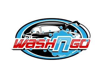 WASH N GO! Logo Design - 48hourslogo