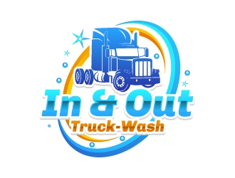 In & Out Truck-Wash Logo Design - 48hourslogo