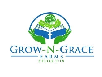 Grow-N-Grace Farms Logo Design - 48hourslogo