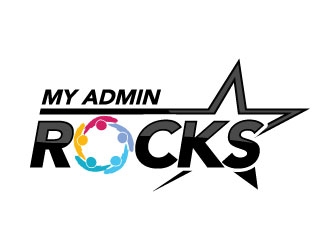 My Admin Rocks Logo Design - 48hourslogo