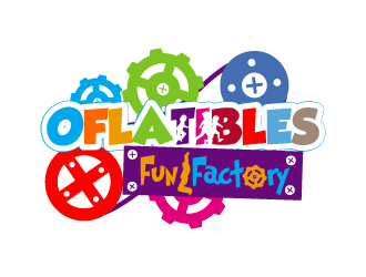 OFLATIBLES FUN FACTORY Logo Design - 48hourslogo