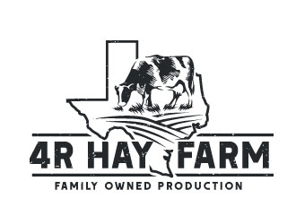 4R Hay Farm Logo Design - 48hourslogo