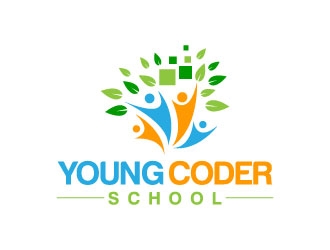 Young Coder School Logo Design - 48hourslogo