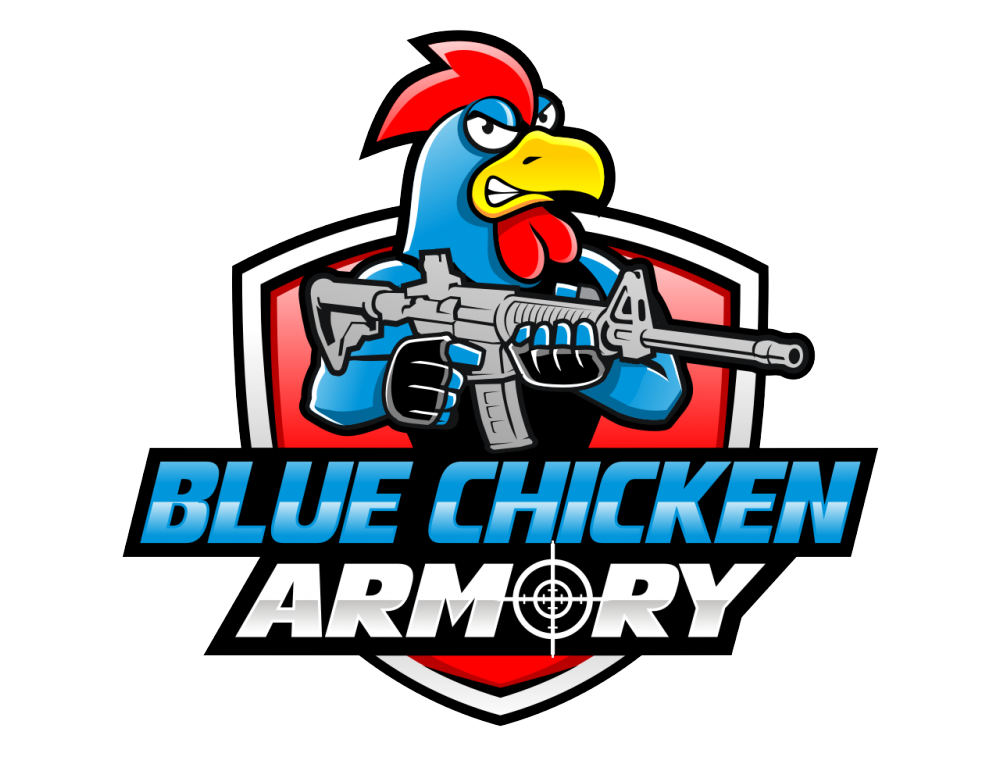 Blue Chicken Armory Logo Design - 48hourslogo
