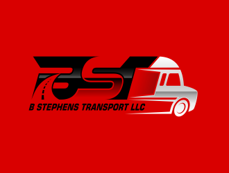 B Stephens Transport LLC Logo Design - 48hourslogo
