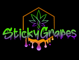 Sticky Grapes Logo Design - 48hourslogo