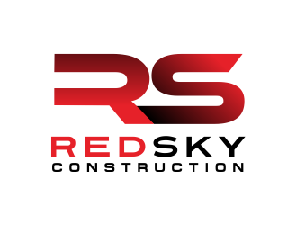 Red Sky Construction Logo Design - 48hourslogo