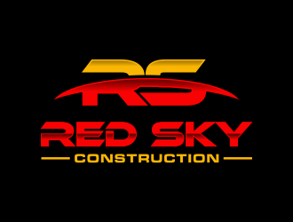 Red Sky Construction Logo Design - 48hourslogo