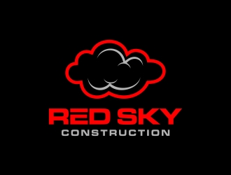 Red Sky Construction Logo Design - 48hourslogo