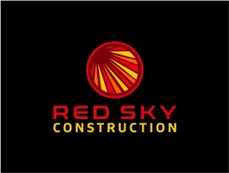 Red Sky Construction Logo Design - 48hourslogo