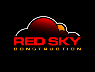 Red Sky Construction Logo Design - 48hourslogo