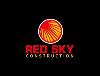 Red Sky Construction Logo Design - 48hourslogo