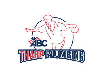 Tharp Plumbing Logo Design - 48hourslogo