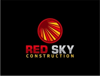 Red Sky Construction Logo Design - 48hourslogo