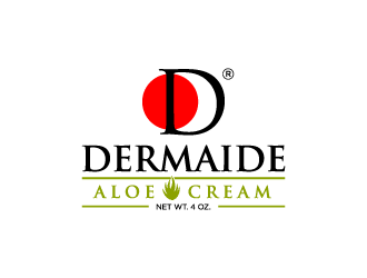 Dermaide Aloe Cream Logo Design - 48hourslogo