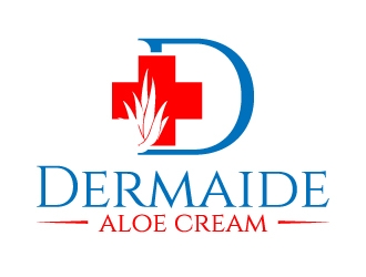 Dermaide Aloe Cream Logo Design - 48hourslogo