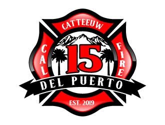 Cal Fire Del Puerto station Logo Design - 48hourslogo
