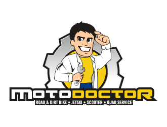 MotoDoctor Logo Design - 48hourslogo