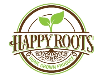 Happy Roots Logo Design - 48hourslogo