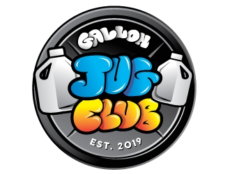 Gallon Jug Club Logo Design - 48hourslogo