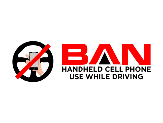 Ban Handheld Cell Phone Use While Driving Logo Design - 48hourslogo