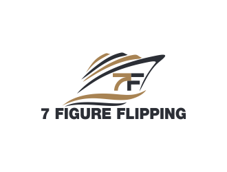 7 Figure Flipping Logo Design - 48hourslogo