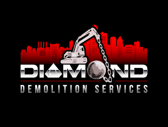 Diamond Demolition Services Logo Design - 48hourslogo