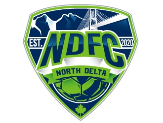 North Delta Football Club we also use NDFC Logo Design - 48hourslogo