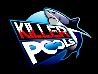 Killer Pools, Inc. Logo Design - 48hourslogo