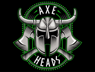 Axe Heads Logo Design - 48hourslogo
