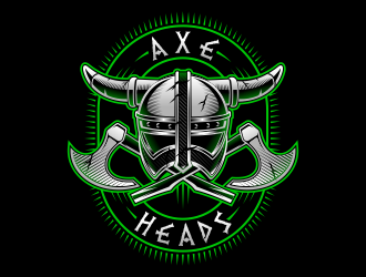 Axe Heads Logo Design - 48hourslogo