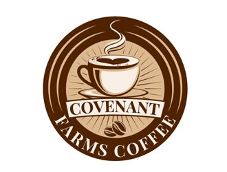 Covenant Farms Coffee Logo Design - 48hourslogo