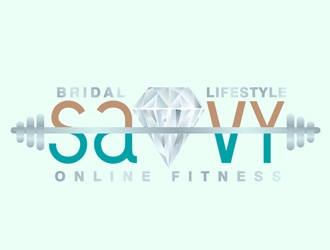 SAVVY Online Fitness Coaching Logo Design - 48hourslogo