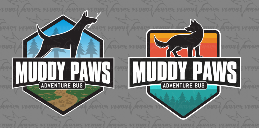 Muddy Paws Adventures Logo Design - 48hourslogo