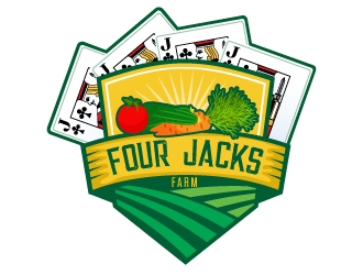 Four Jacks Farm Logo Design - 48hourslogo
