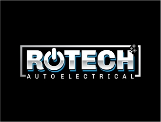 Rotech Auto Electrical Logo Design - 48hourslogo