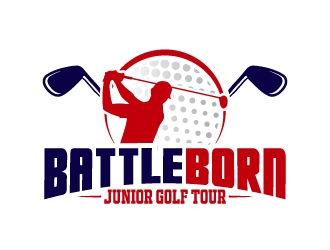 Battle Born Junior Golf Tour Logo Design - 48hourslogo