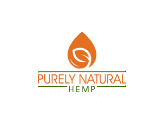 Purely Natural Hemp or CBD Logo Design - 48hourslogo
