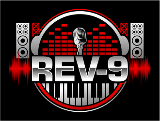 Rev-9 Logo Design - 48hourslogo