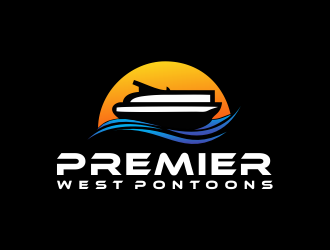 Premier West Pontoons Logo Design - 48hourslogo