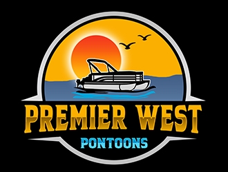 Premier West Pontoons Logo Design - 48hourslogo