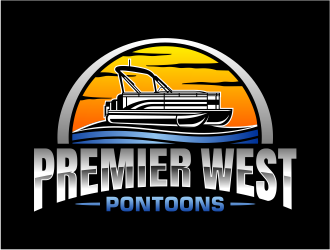 Premier West Pontoons Logo Design - 48hourslogo