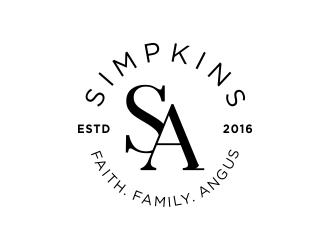 Simpkins Angus Logo Design - 48hourslogo