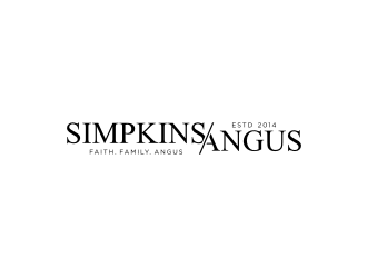 Simpkins Angus Logo Design - 48hourslogo