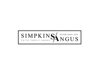 Simpkins Angus Logo Design - 48hourslogo