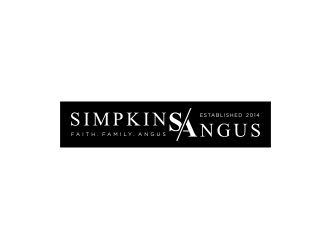 Simpkins Angus Logo Design - 48hourslogo