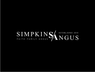 Simpkins Angus Logo Design - 48hourslogo