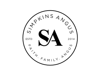 Simpkins Angus Logo Design - 48hourslogo